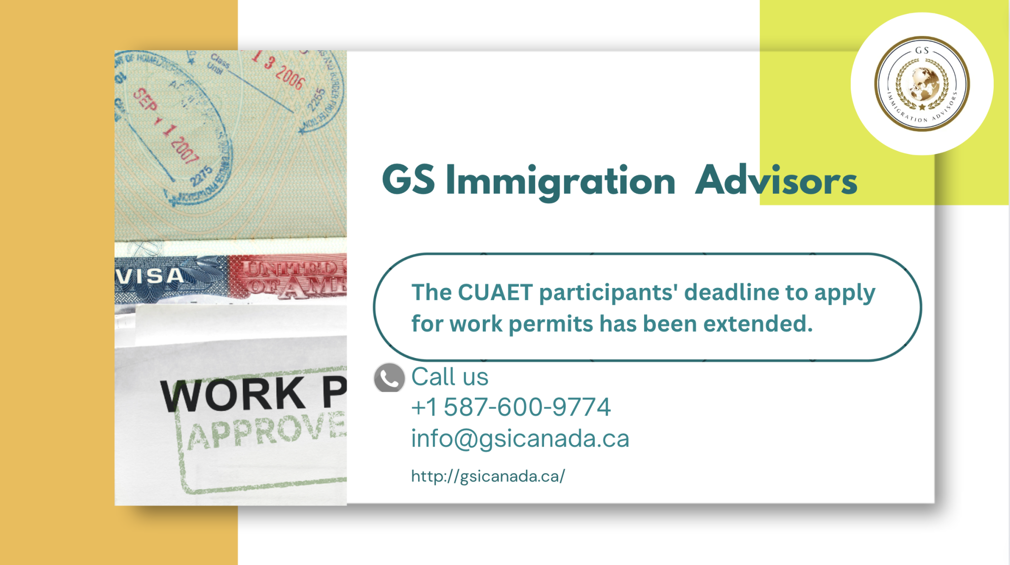 The CUAET participants’ deadline to apply for work permits has been ...