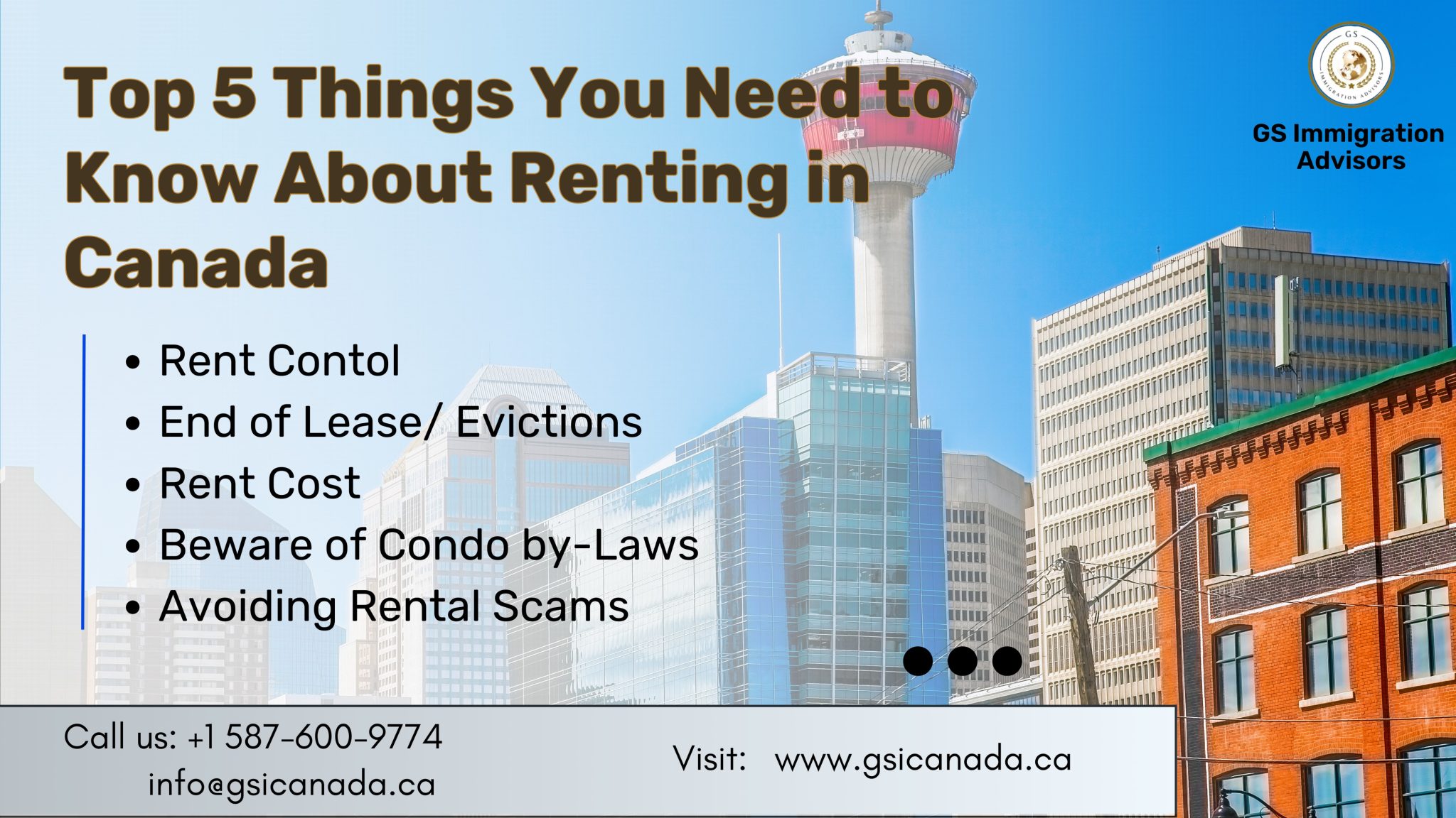 “Top 5 Things You Need to Know About Renting in Canada” - GS ...